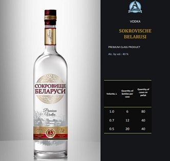 Vodka báu vật- Sokrovische Belarusi - Rượu bia nhập khẩu